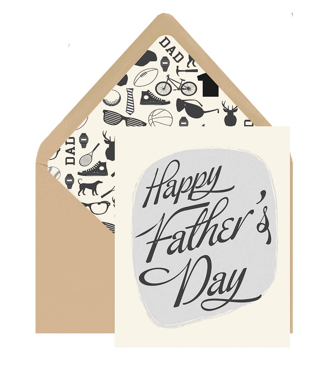 Father’s Day Graphics Greeting Card - Le Marché Home